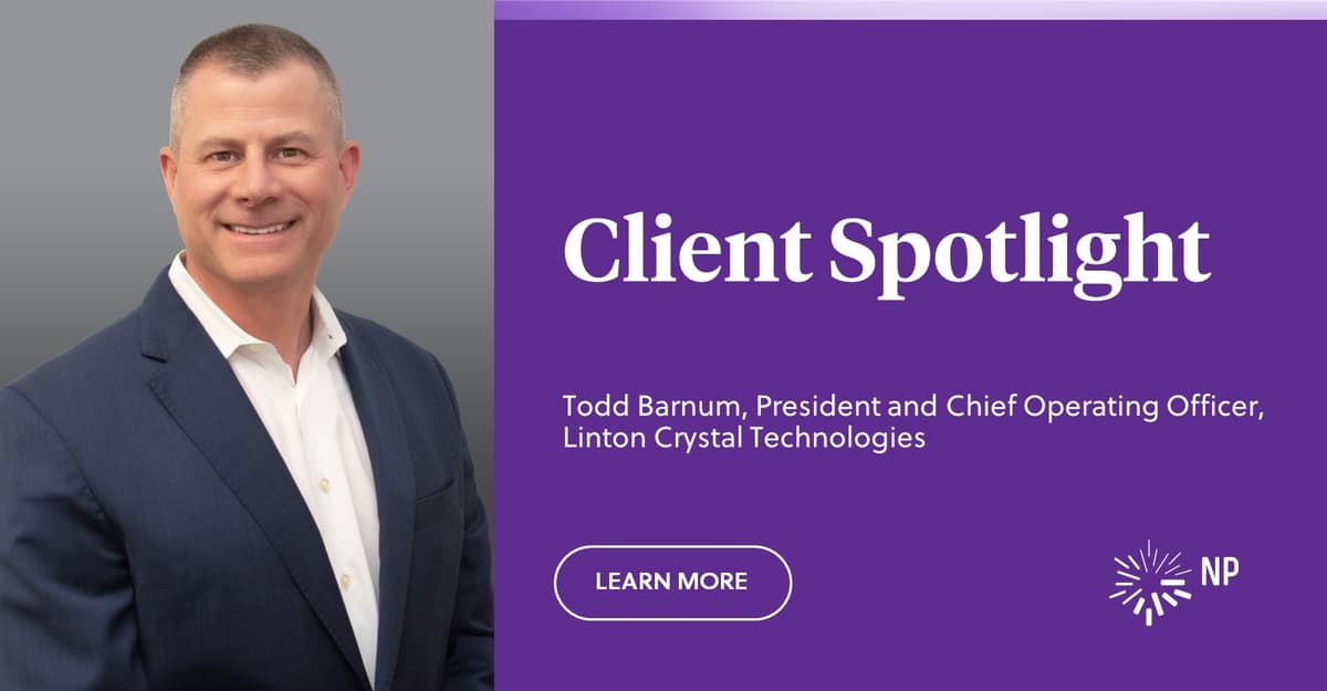 Todd Barnum, President and Chief Operating Officer for Linton Crystal ...