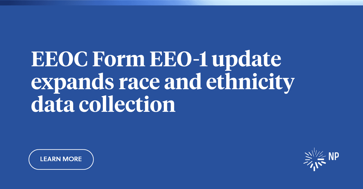 EEOC Form EEO-1 update expands race and ethnicity data collection ...